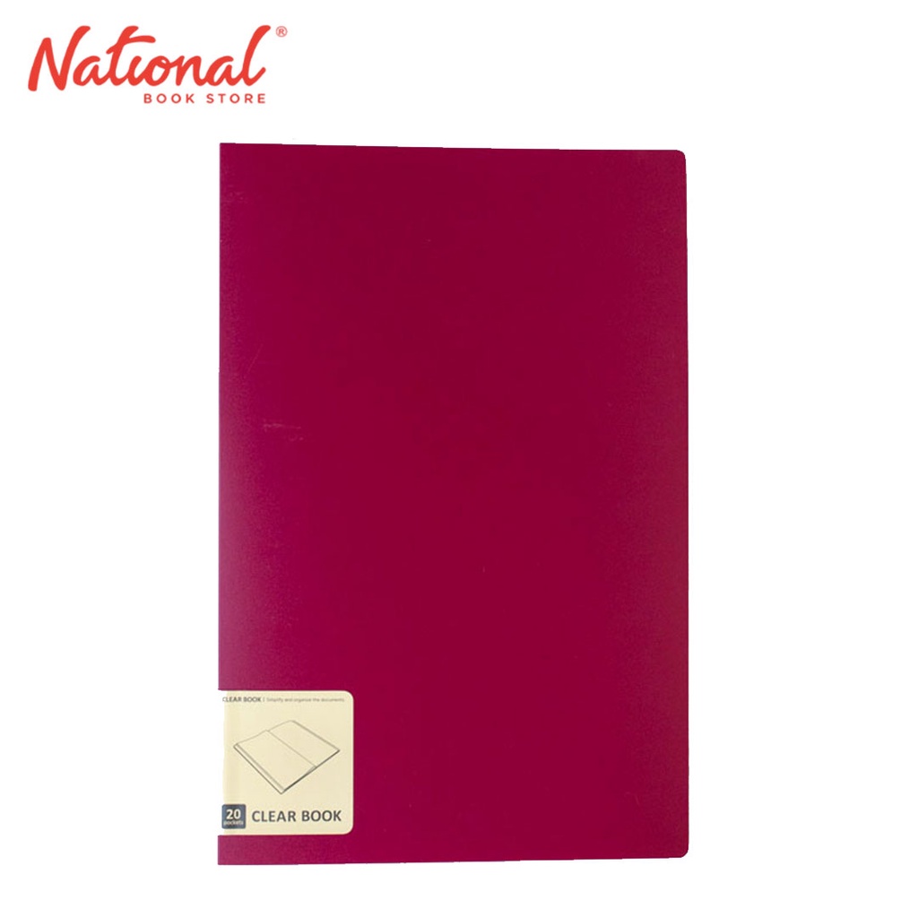 Aquadrops Clearbook Fixed N5000FC Red Long 20sheets - School & Office ...