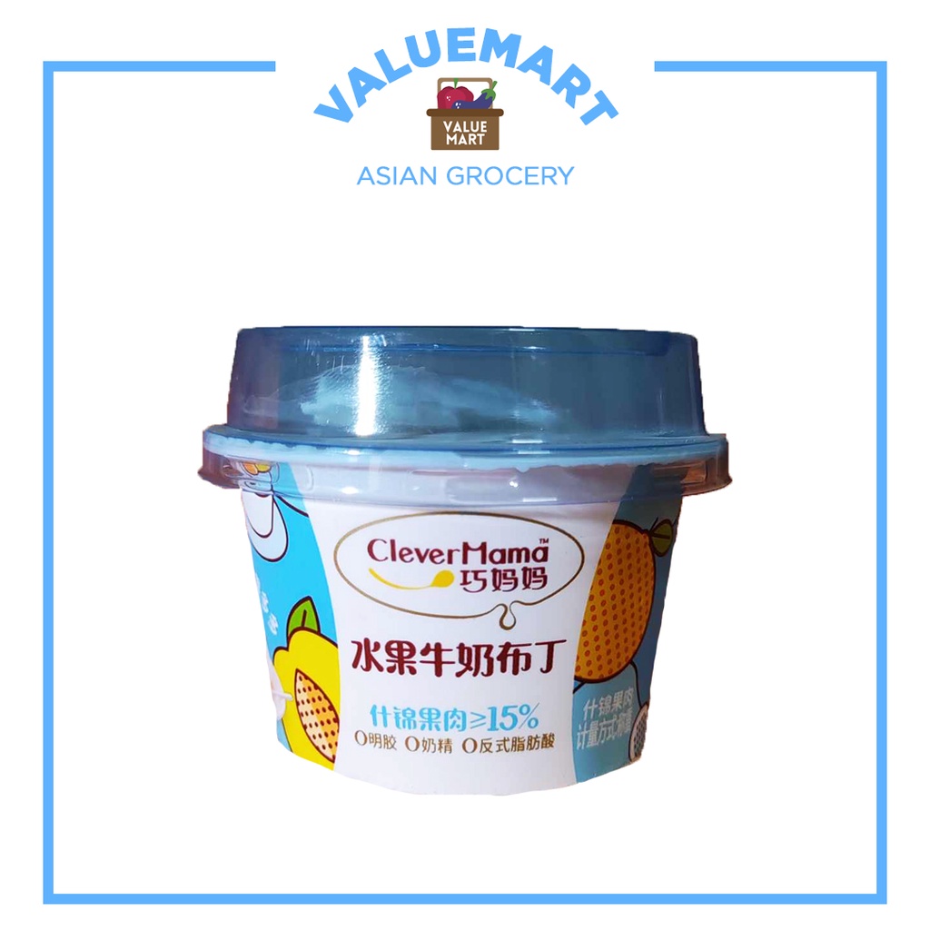 Clever Mama Milky Pudding Snack (Egg Pudding, Yogurt, Milk, Peach ...