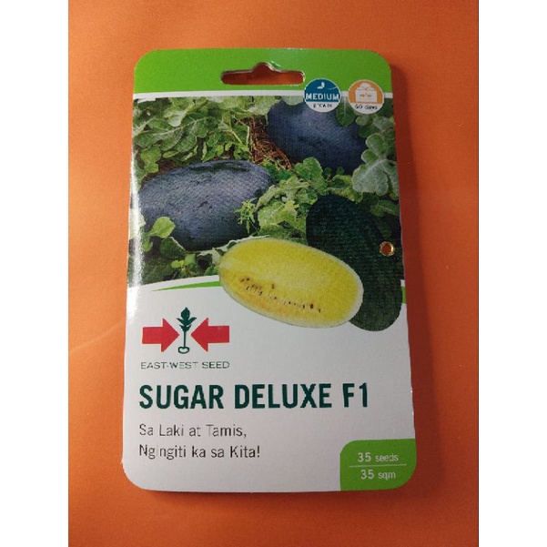 Sugar Deluxe F1 (35 seeds) Hybrid Yellow Watermelon / Pakwan by East ...