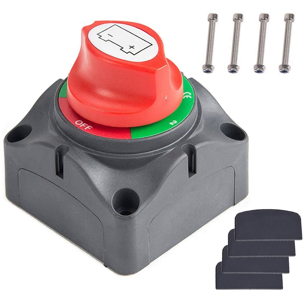 Auto Battery Disconnect Switch 12V 24V Marine 200A 300A Dual Battery ...