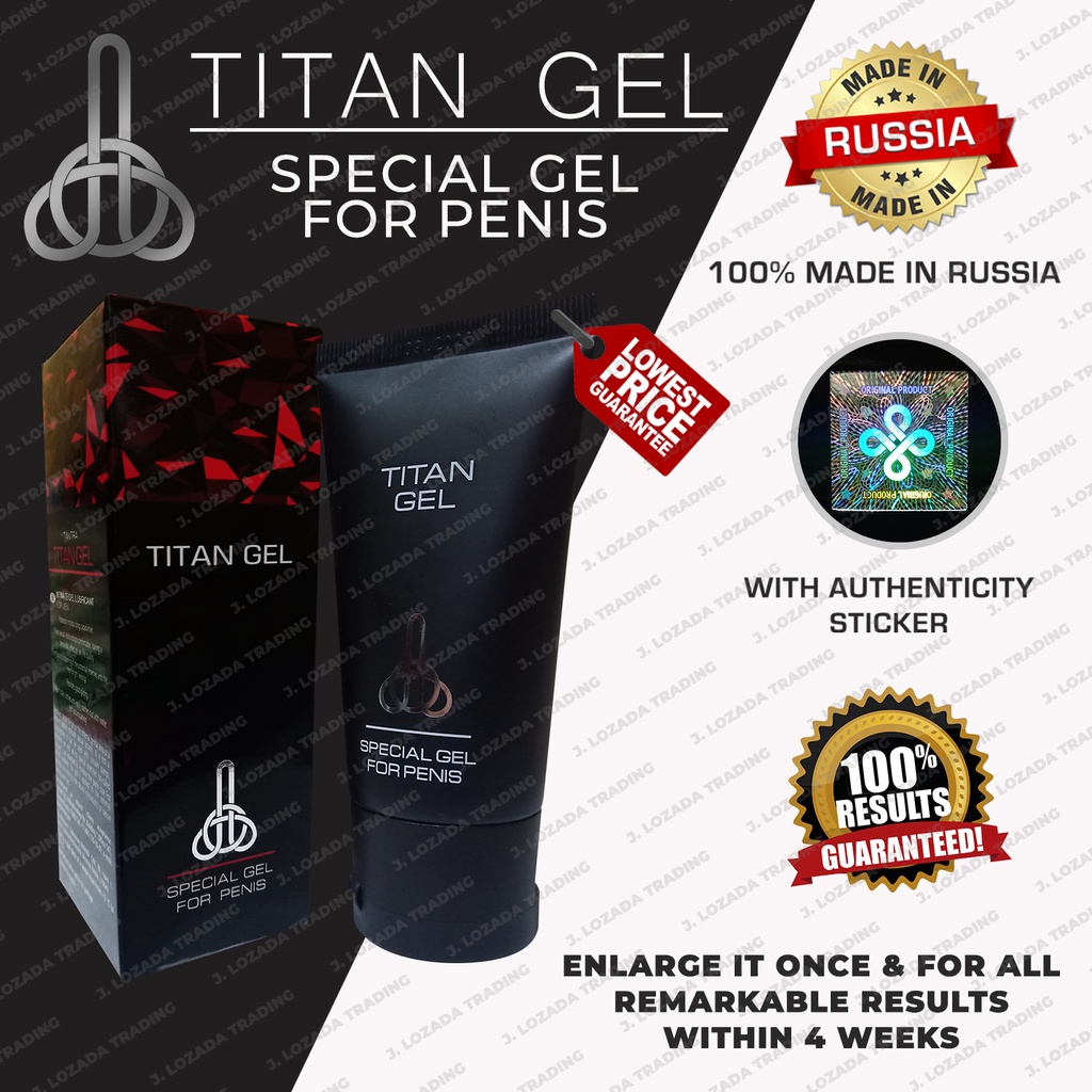 ♣ TITAN GEL LUBRICANT 50ML - 100% Authentic Enlarger for Men with Free ...