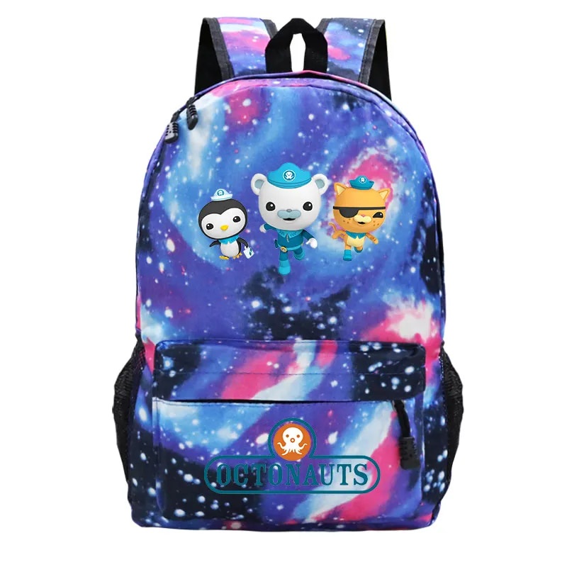 ☄Boys Girls Octonauts Print Backpack Students Anime Backpack Kids ...