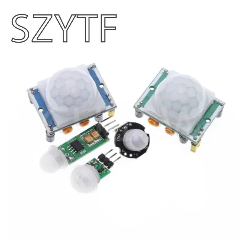 HC-SR501 HC-SR505 AM312 Adjust IR Pyroelectric Infrared Mini PIR module ...