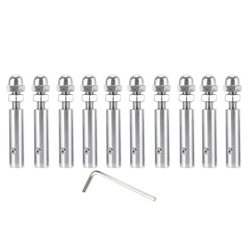 Cable Railing 3mm Threaded Stud Tension End Fitting Toggle Anchor ...