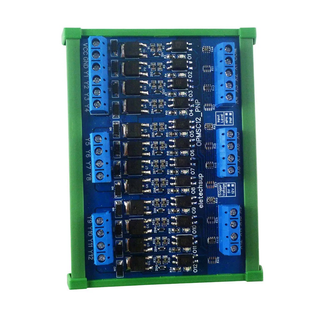 ☩5A Solid State Relay Module RS485 12CH 12V 24V Multipurpose PNP/NPN to ...