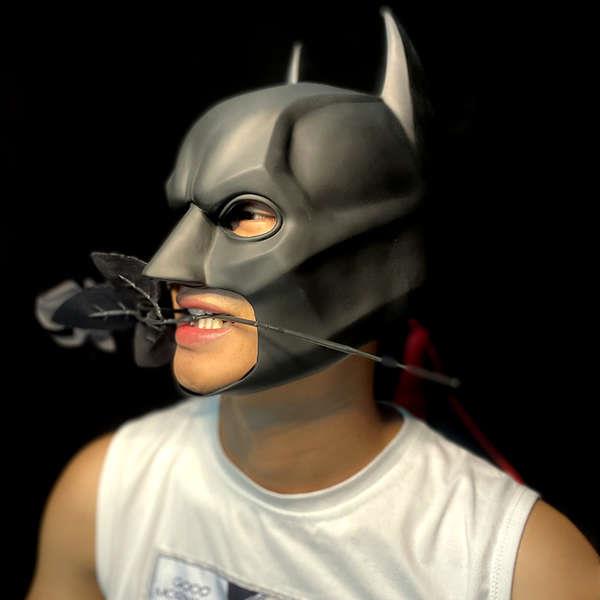 Batman Headgear Male batman Handsome Comic Exhibition cos Superman Dark ...
