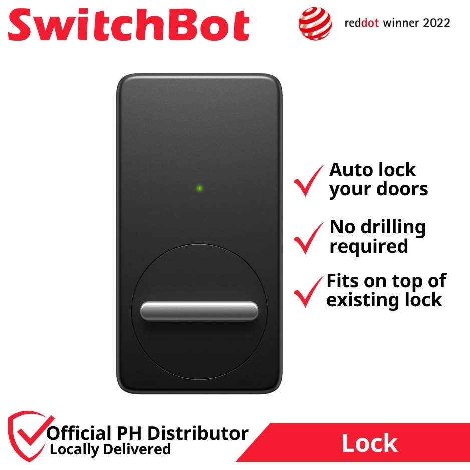 SwitchBot Smart Door Lock -Bluetooth & WiFi (need Hub), Fits Existing Locks, No Drilling, Smart ...