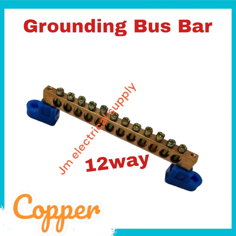 COPPER - GROUNDING BUS BAR | Shopee Philippines