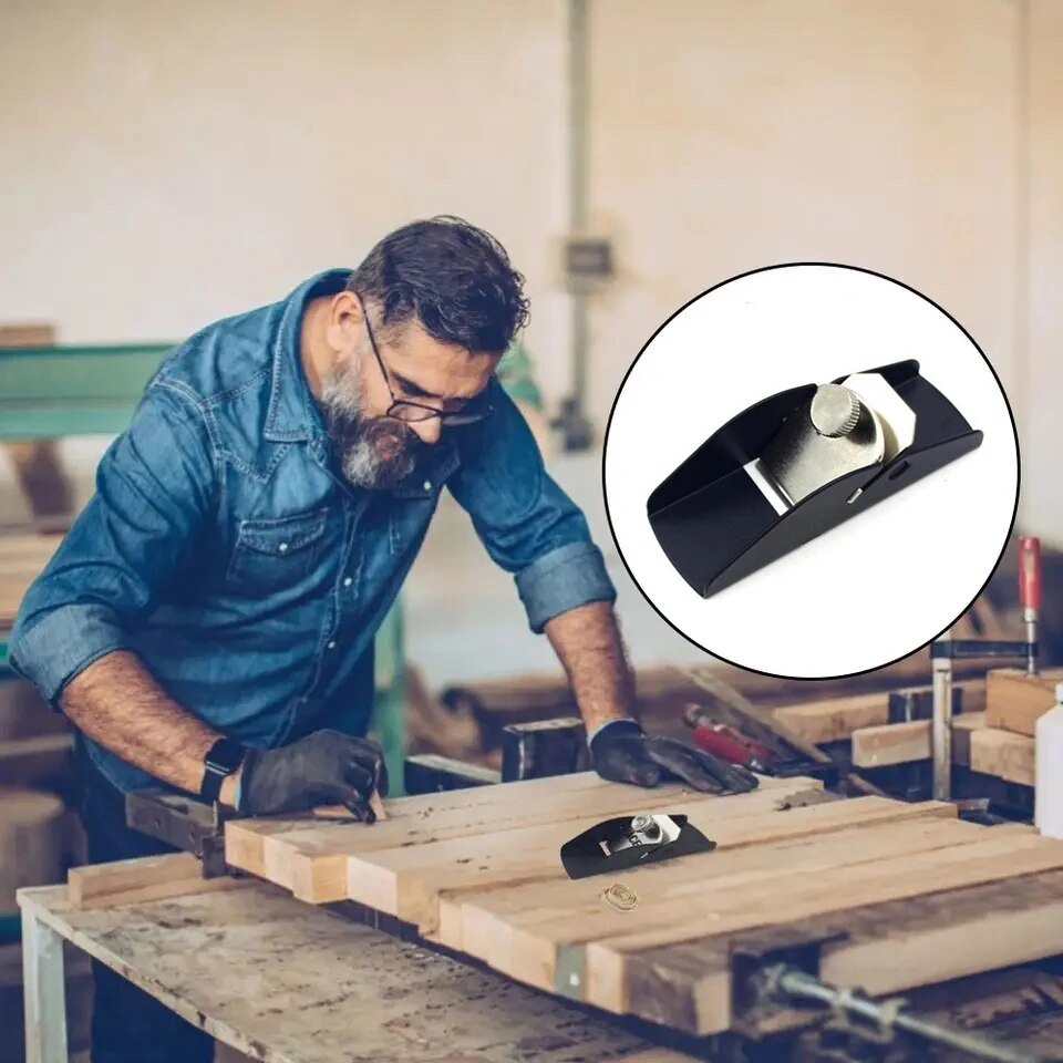 Mini Plane Wood Carpentry Tools Manual Carpenter Planer Aluminum Alloy ...