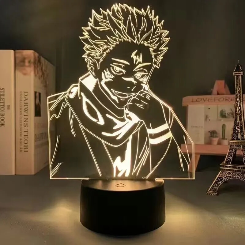☫Jujutsu Kaisen Gojo Satoru Nanami Kento Sukuna 3d Led Lamp for Bedroom ...