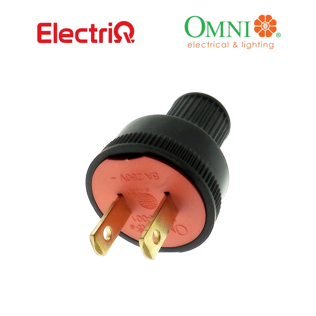 Electriq l Omni WRR-001 Heavy Duty Regular Rubber Plug 5A/250v ...