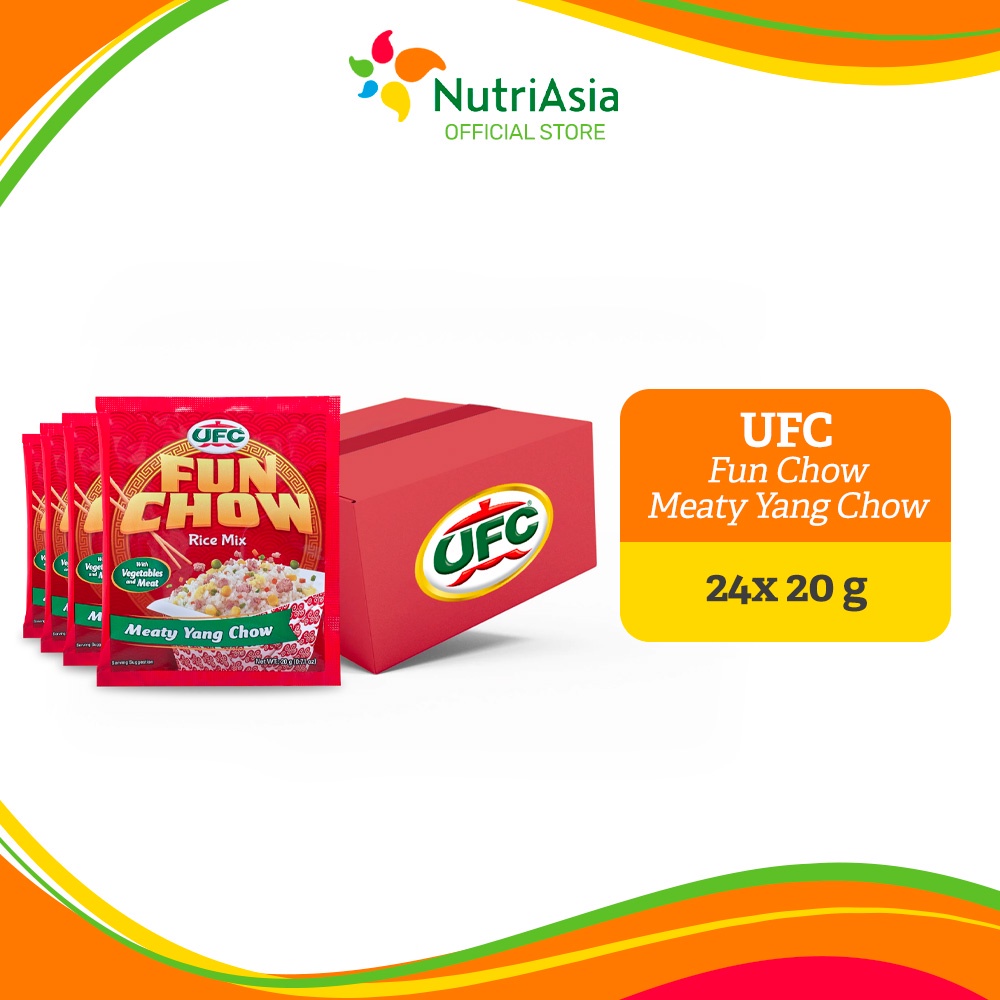 UFC Fun Chow Rice Mix Meaty Yang Chow 20g Bundle of 24 | Shopee Philippines