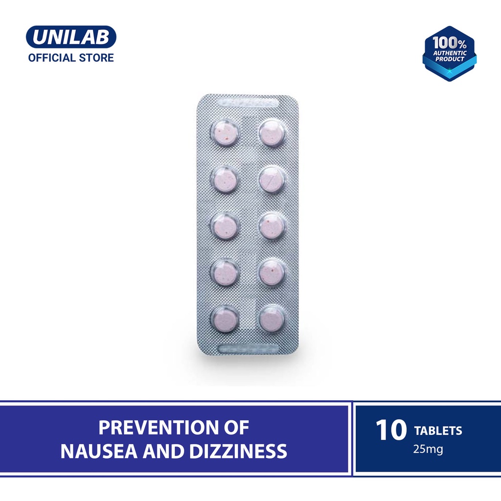 United Home Dizitab (Relief For Dizziness Blister Of 10 Tablets ...