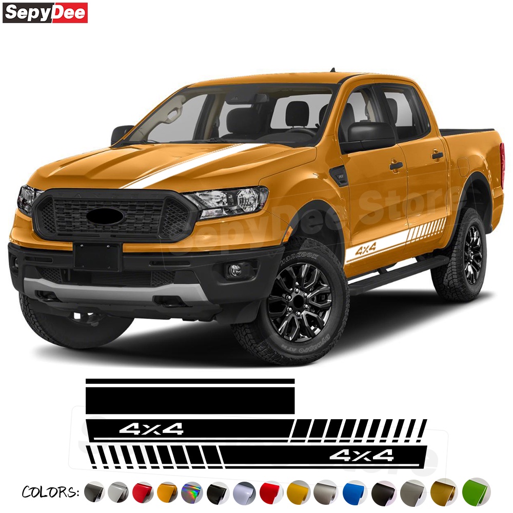 [Ready Stock] Car Hood Boonet Vinyl Decal 4X4 Graphic Body Decor Long ...