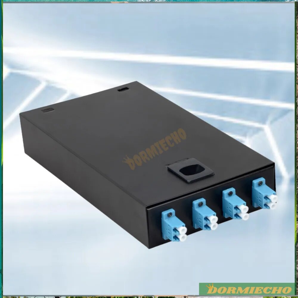 ⓞBrand New 8 core Fiber Optic 4 Ports Fiber Optical Patch Panel with ...