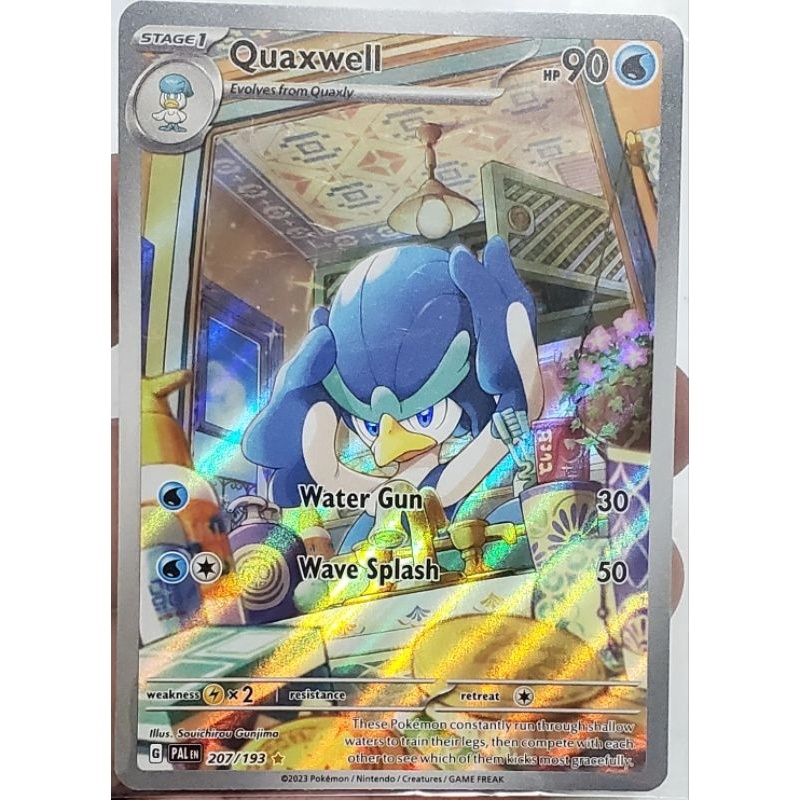Pokemon TCG Quaxwell 207/193 Paldea Evolved | Shopee Philippines