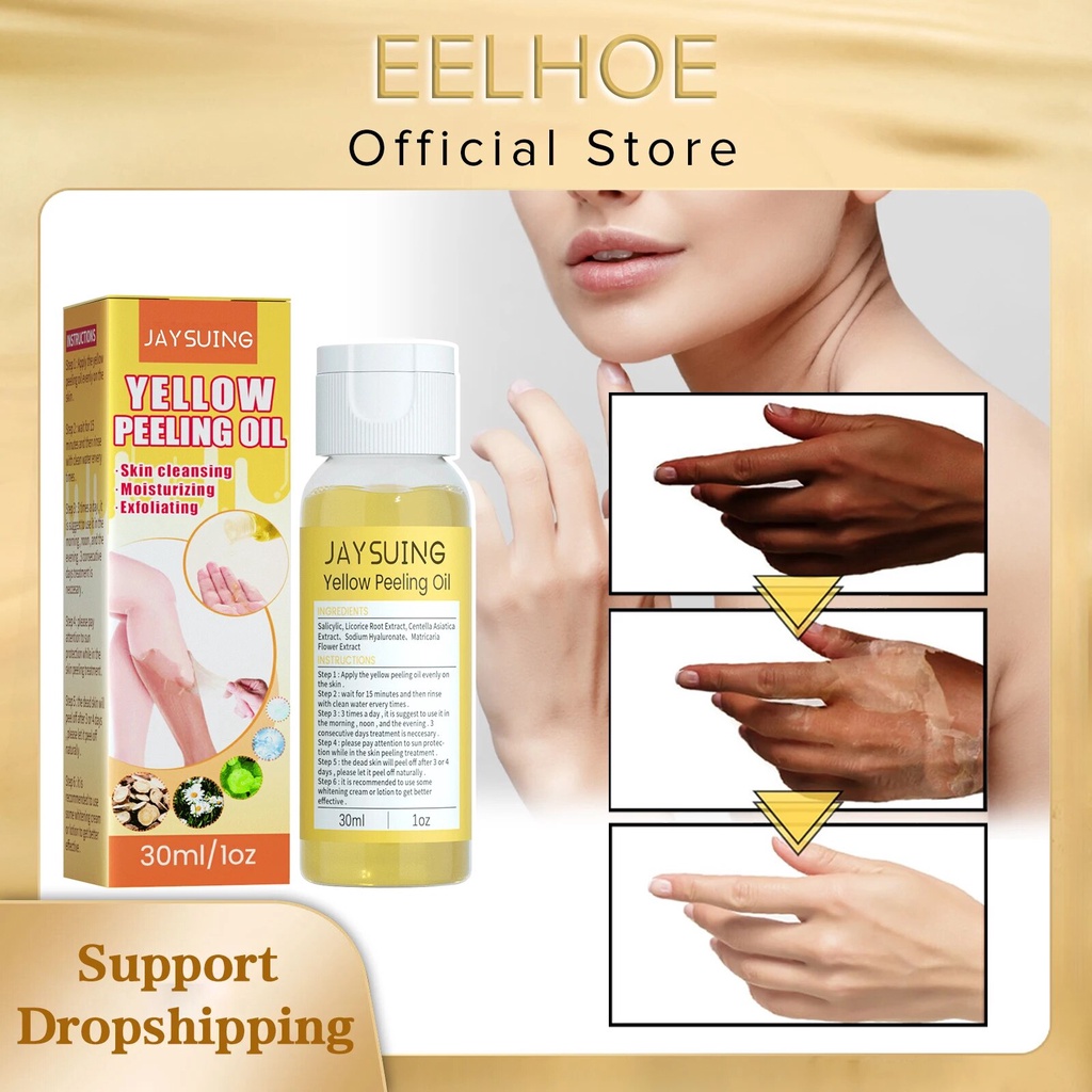 Body Peeling Oil for Dark Skin Bleaching Lighten Elbows Knees Hands ...