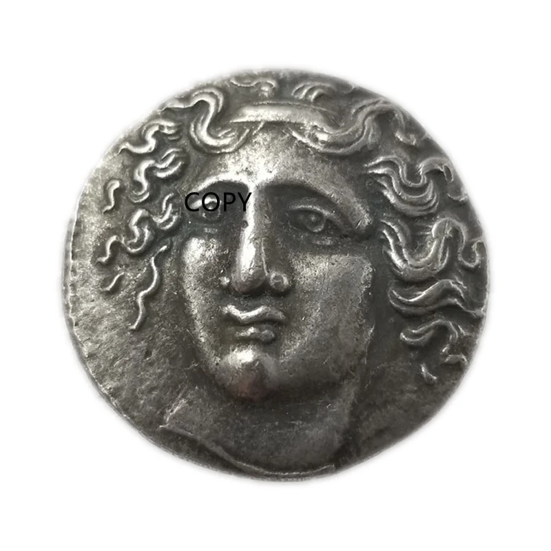 ANCIENT GREEK COPY COIN Thessaly Fairy Larissa Commemorative Coins ...
