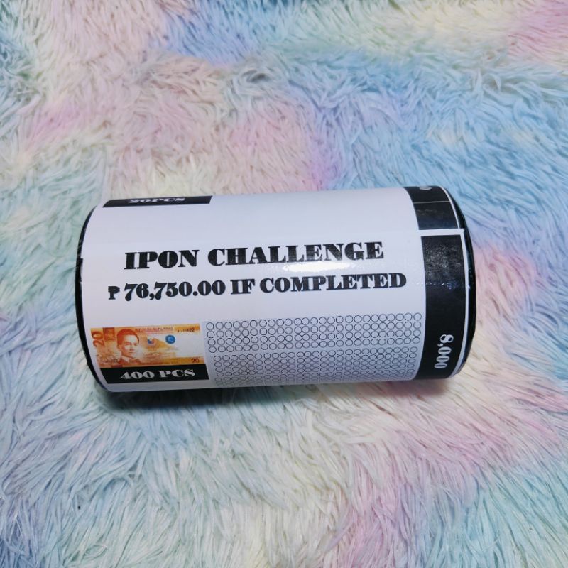4pcs Alkansya Ipon challenge 6inches | Shopee Philippines