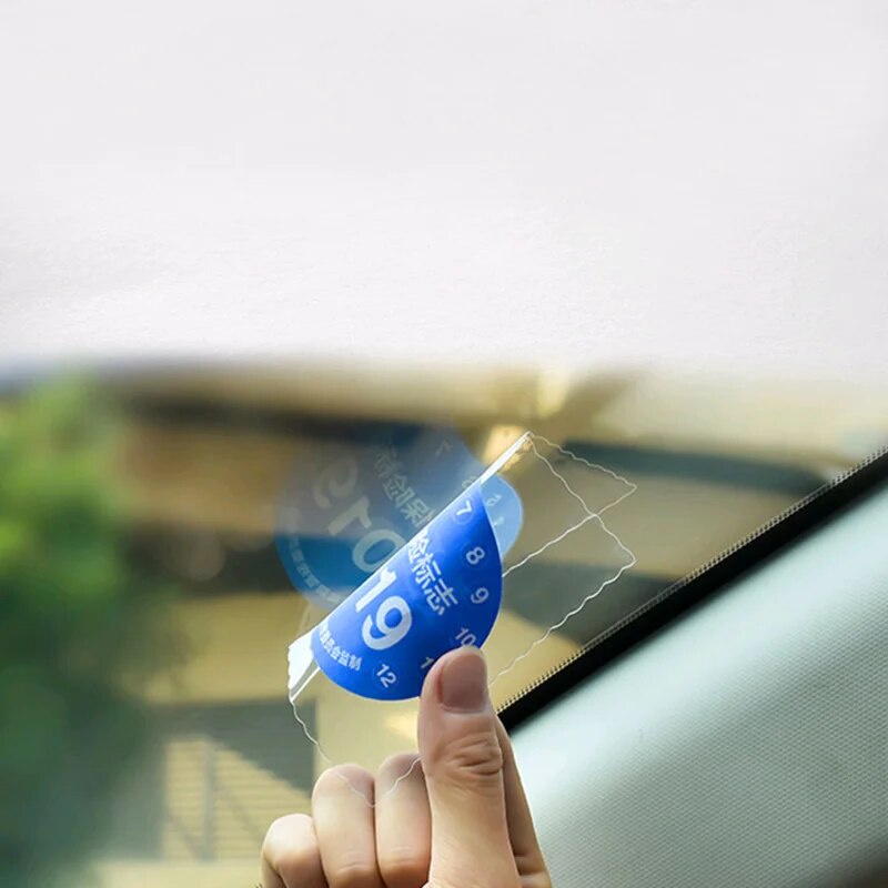 3pc Automobile Windshield Electrostatic Stickers Car Static Sticker ...