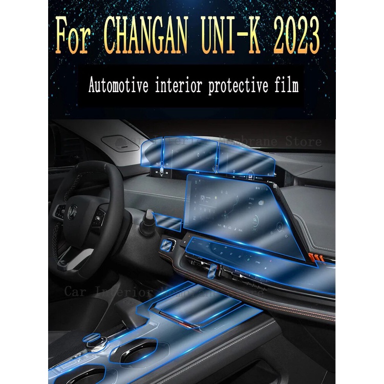 For CHANGAN UNI-K 2023 Gearbox Panel Navigation Automotive Interior Screen TPU Protective Film ...