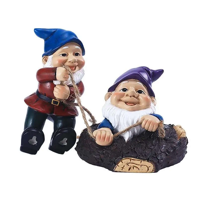 ♟Climbing Gnomes For Tree Garden Gnomes Outdoor Tree Decor Outdoor Tree ...