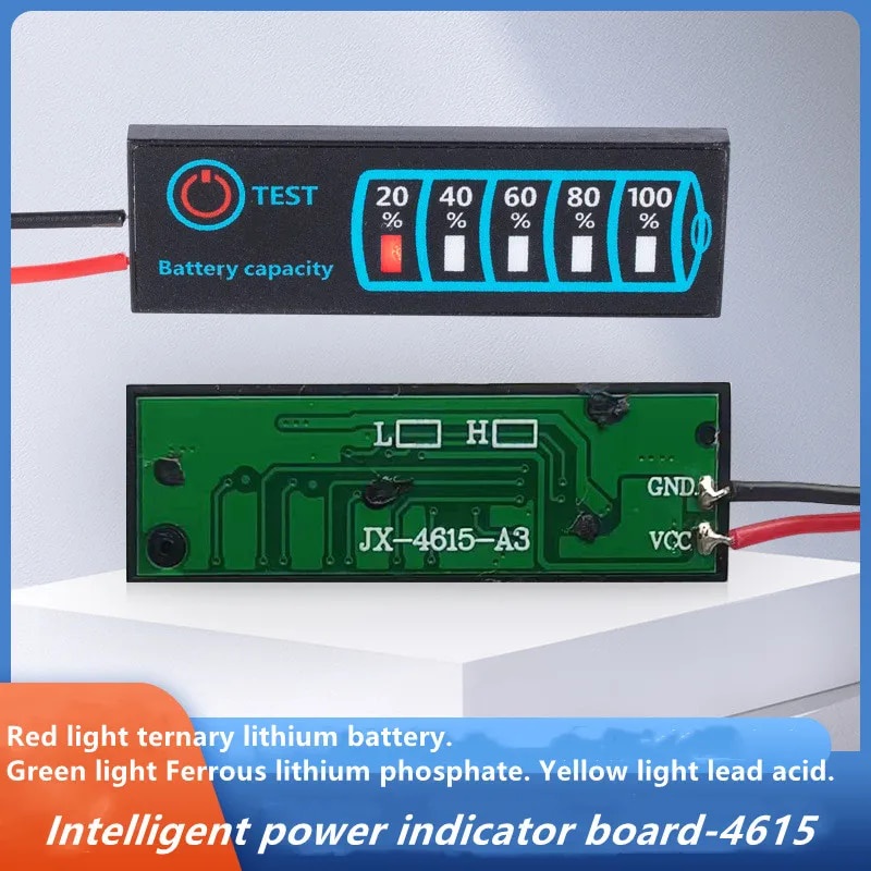 ★1S-8S 18650 Li-ion Lipo Lithium 5-30V Lead Acid Battery Level ...