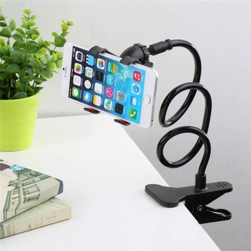 Mobile Phone Holder Flexible Adjustable Cellphone Holder Clip Support Telephone Home Bed Desktop ...