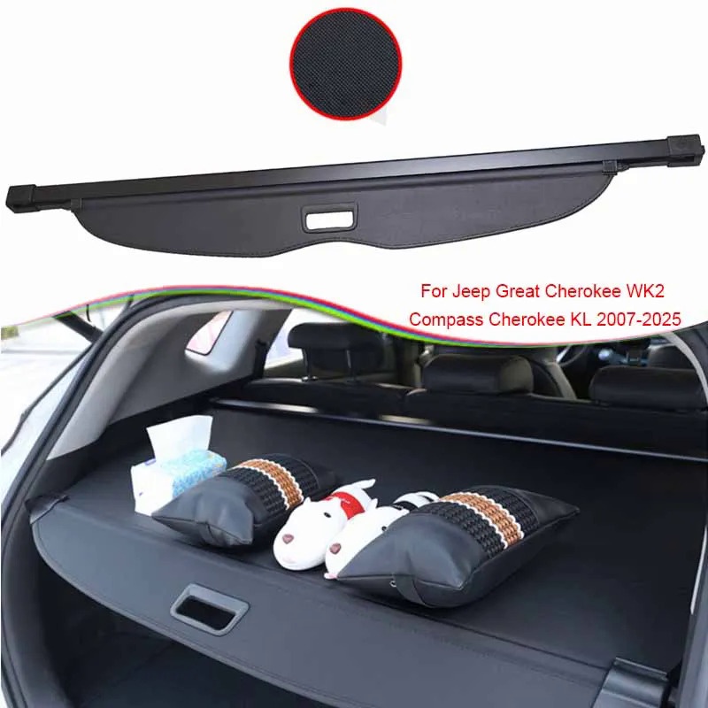 Car Rear Trunk Curtain Cover Rear Rack Partition Shelter Storage For ...