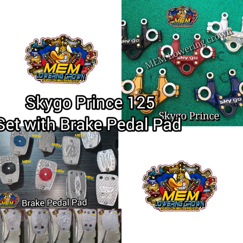 Skygo Prince 125 SET with Brake pedal pad | Shopee Philippines