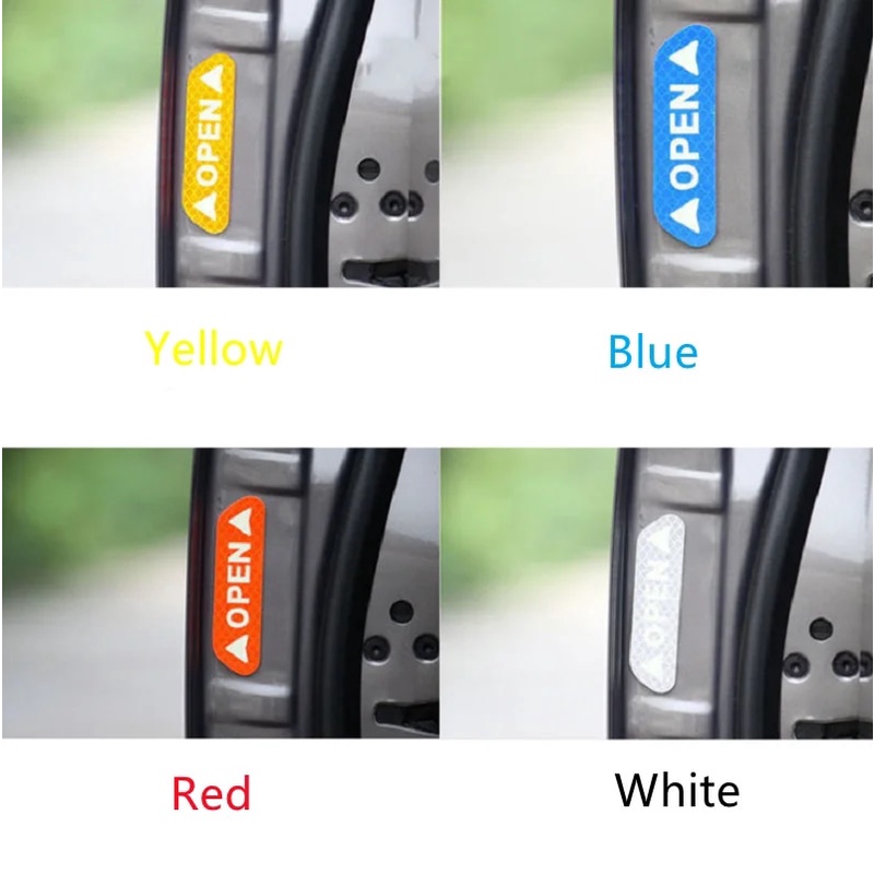 ★Door Reflective Strip Warning Sticker Open Door Safety Open Car ...