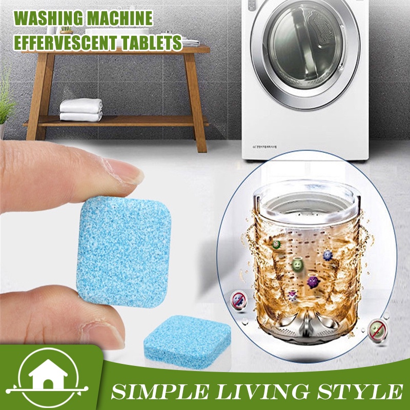Washing Machine Cleaning Detergent Cleaner Descaler Deep Remover Tablet ...