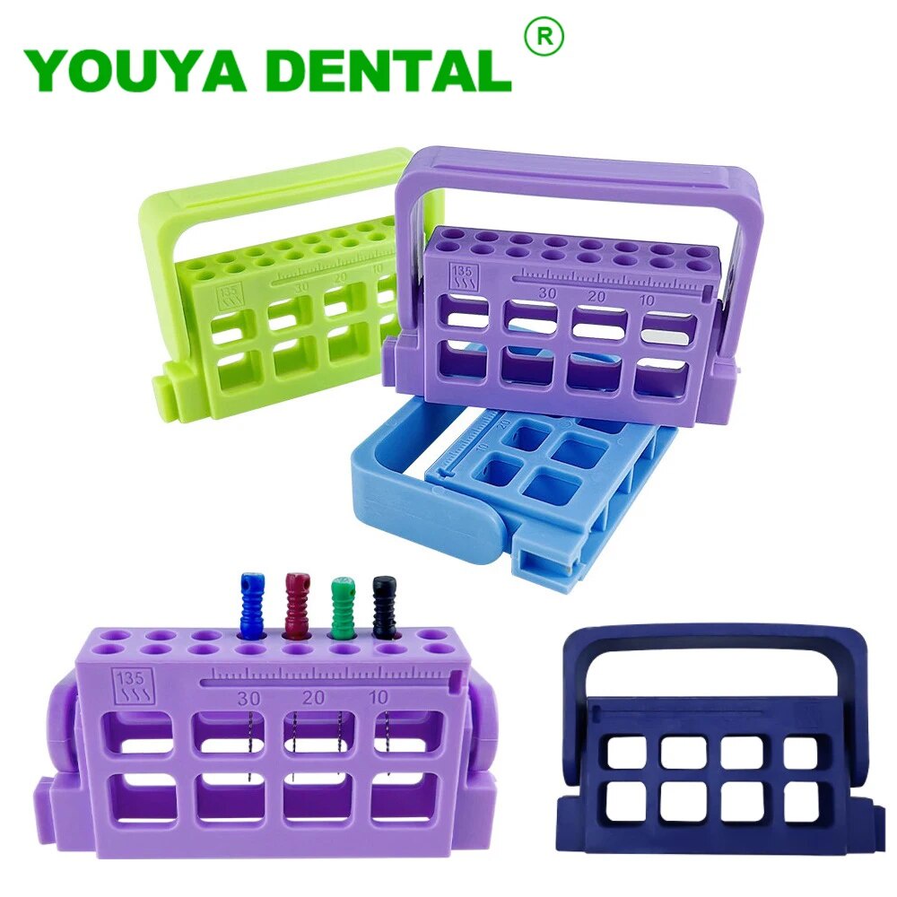 Dental Endo Files Holder 16 Holes Dentistry Endodontic Drill Stand Root ...