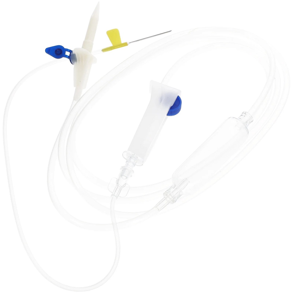 25 Pcs Disposable Infusion Set Needle Veterinary Tube Iv Catheter ...
