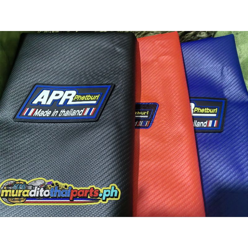 APR SEAT COVER CARBON RUBBER LOGO | Shopee Philippines