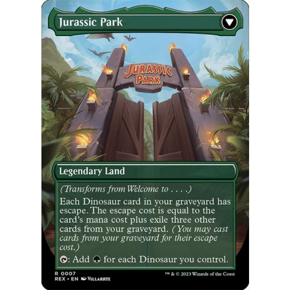Welcome to... Jurassic Park - REX - Rare - MTG Cards (WotC) | Shopee ...
