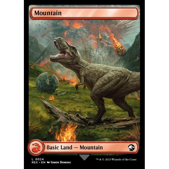 Mountain - REX - Land - MTG Cards (WotC) | Shopee Philippines