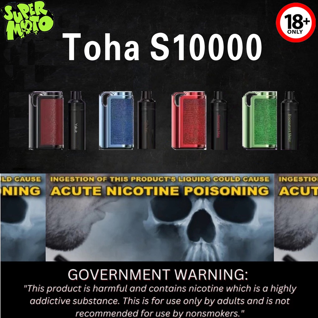 toha H6000 & S10000 Prefilled Kit and Pod Available GQZP | Shopee ...