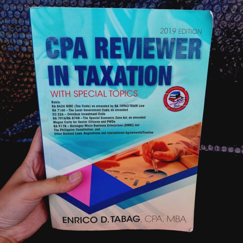 CPA REVIEWER IN TAXATION by TABAG | Shopee Philippines