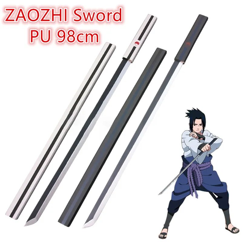 ⊰NARUTO Sasuke Sword ZAOZHI Sword Cosplay Uchiha Family Crest Snake ...