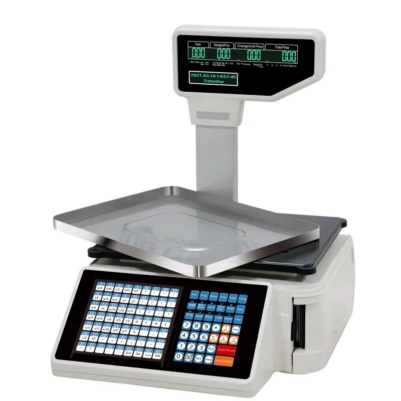 유New 30kg TMA Series Cash Register Scale Electronic Barcode Label ...