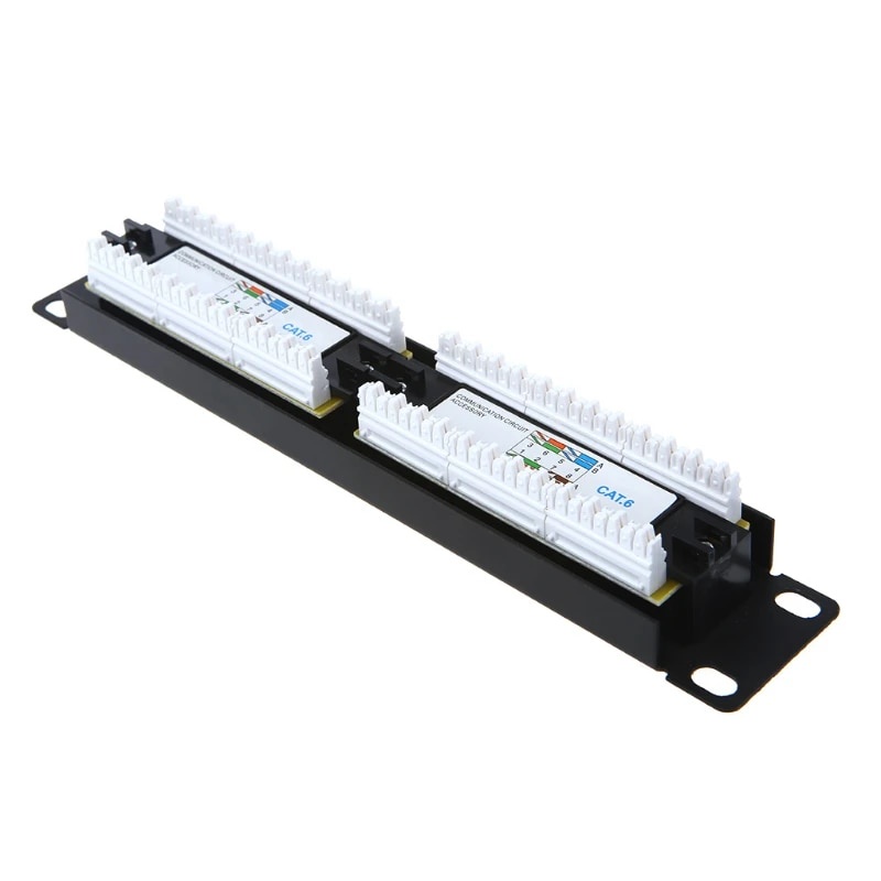 ☽2023 New CAT6 Patch Panel Wall-Mount and Rack Mount RJ45 Networking ...