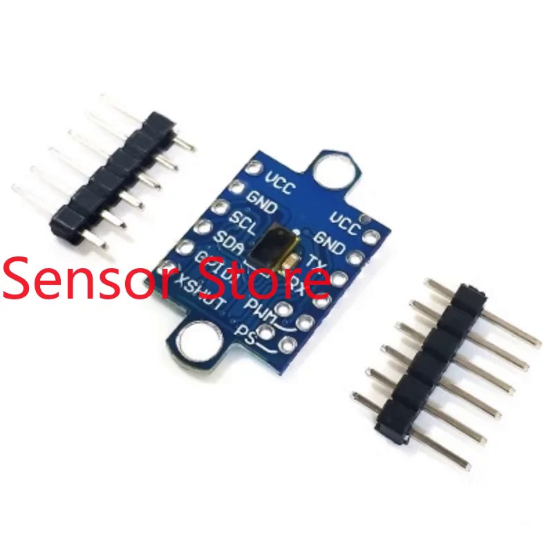 VQ0S ⁑5PCS GY53 VL53L0X Laser ToF Time Of Flight Ranging Sensor Module Serial Port PWM Output ...