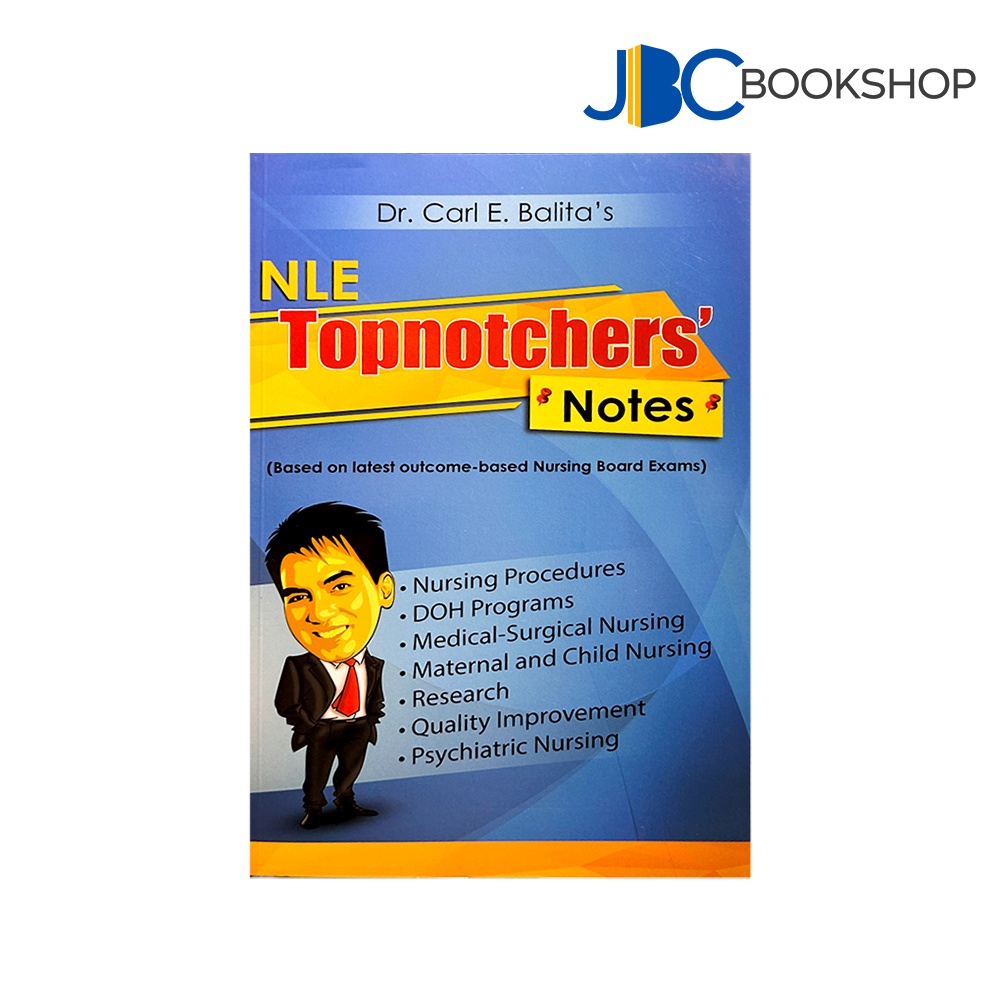 Dr. Carl Balita's NLE Topnotchers' Notes by CBRC | Shopee Philippines