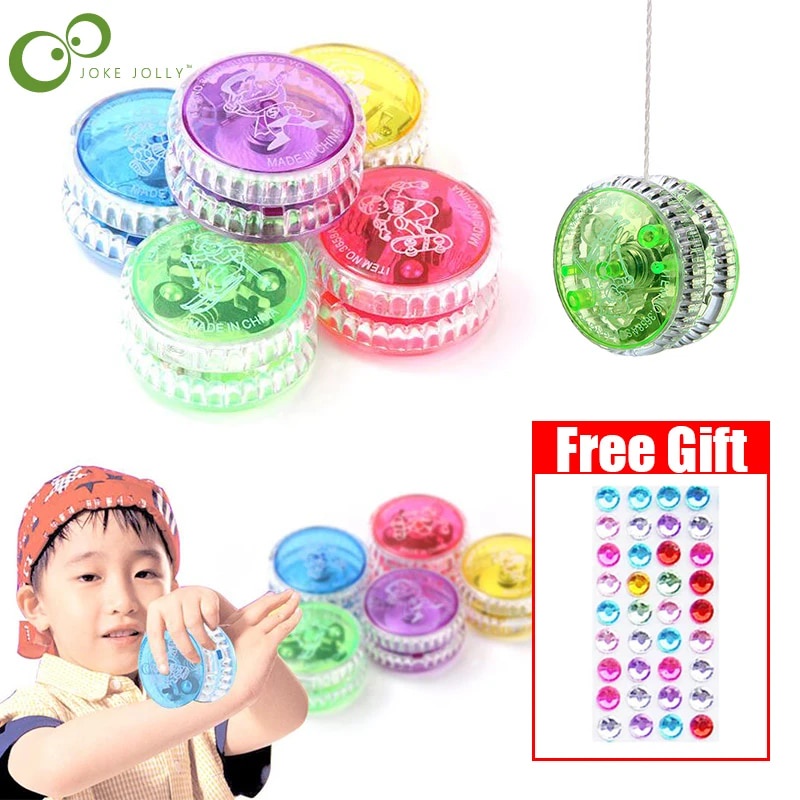 272 Flashing YoYo Ball Classic Children Clutch Mechanism Magic Yo-Yo Toys for Kids toy Party F ...