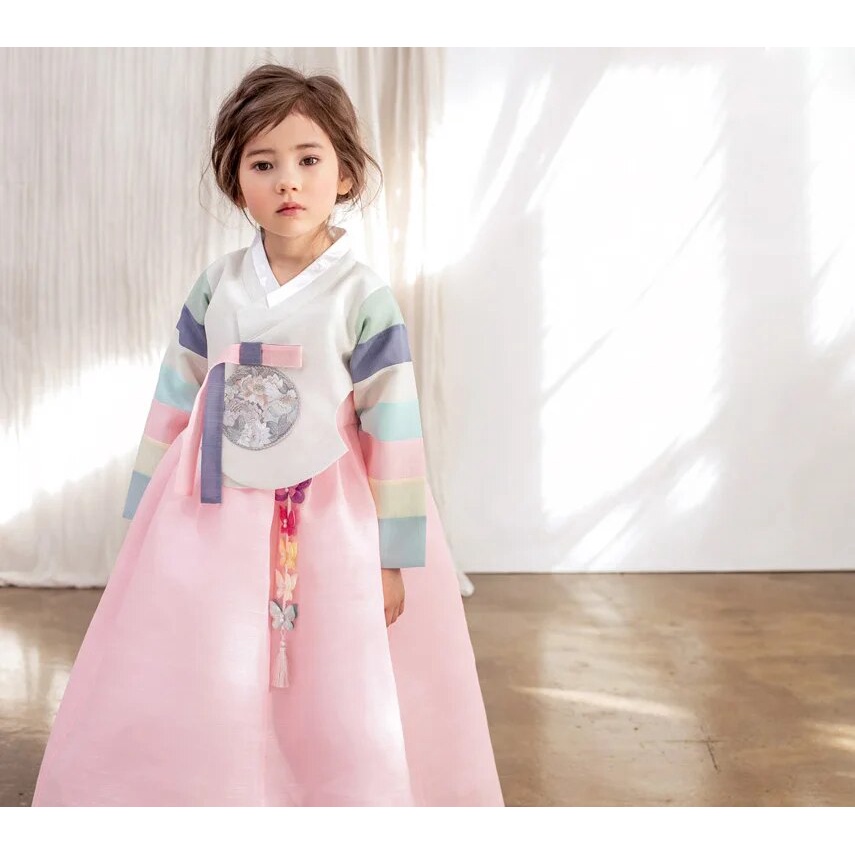 ≈2021 Korean Traditional Costume Hanbok Children Korea Palace Costume Hanbok Dress National ...