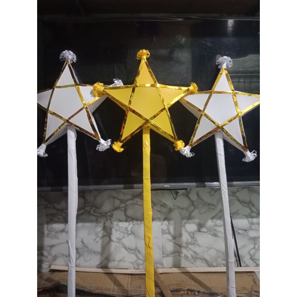 Parol W/Stick Christmas Decoration 1pcs | Shopee Philippines