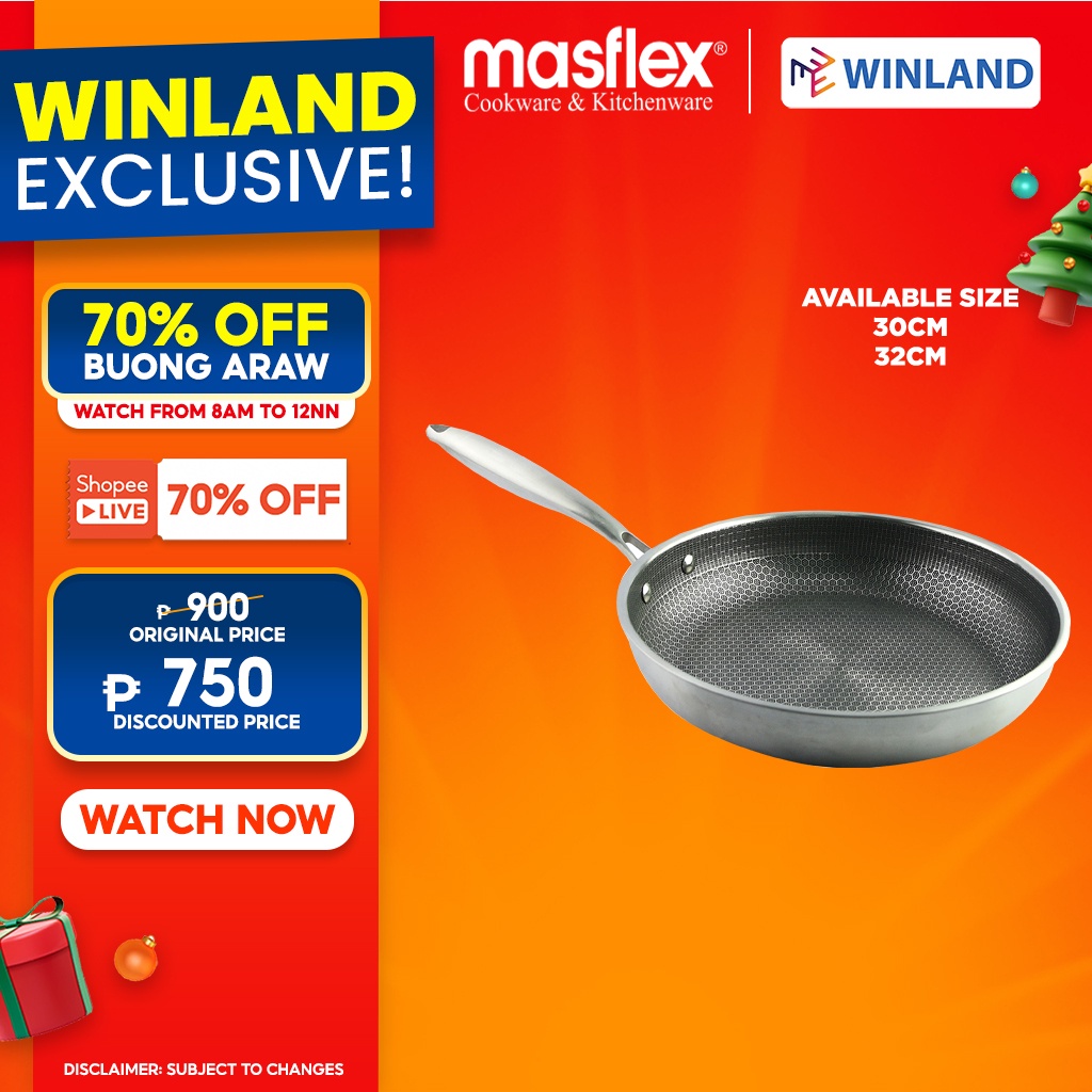[871]MASFLEX by Winland Honeycomb Non-stick Induction Stainless Steel ...