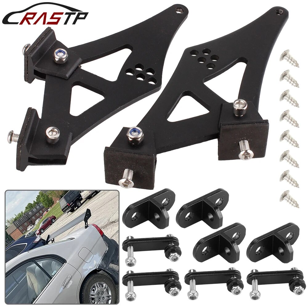 RASTP-5\" Universal Car Rear Wing Trunk Racing Tail Spoiler Legs Mount ...