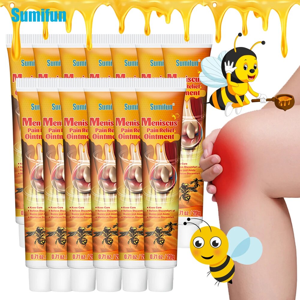 ~3/5/10/20pcs Sumifun Bee Venom Analgesic Ointment Knee Synovial Meniscus Pain Relief Cream Arth ...
